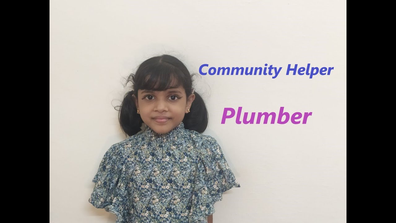 Community Helper- Plumber #plumber #plumbing #kids #viralvideo # ...