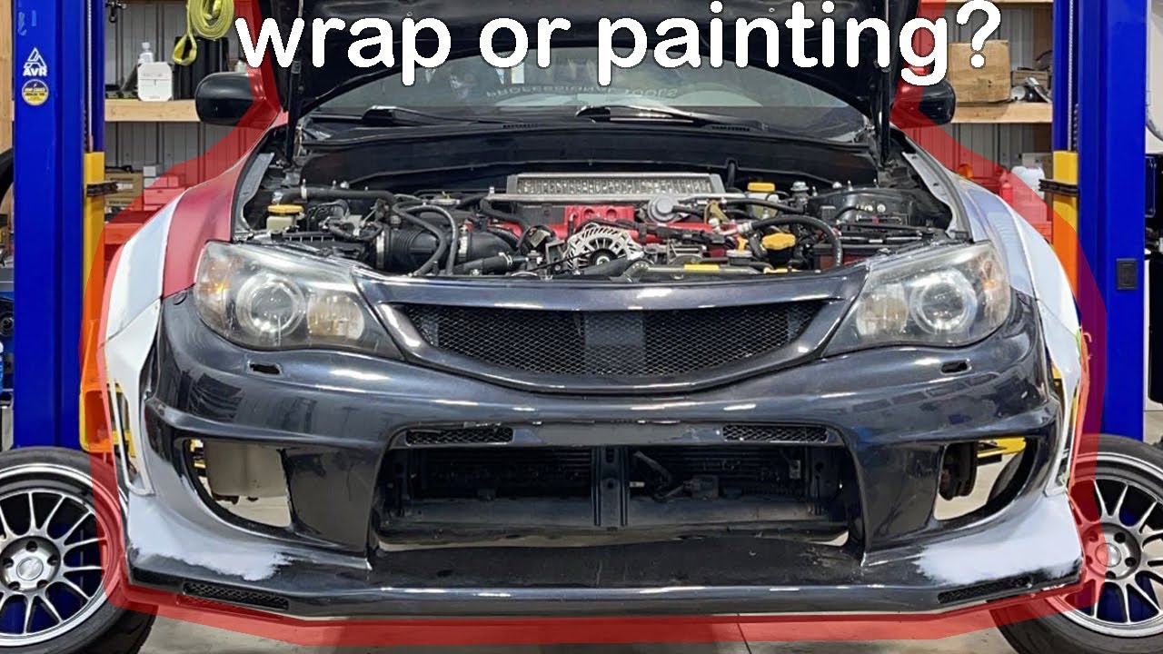 Building The Widebody Hatch STI Front End! - YouTube