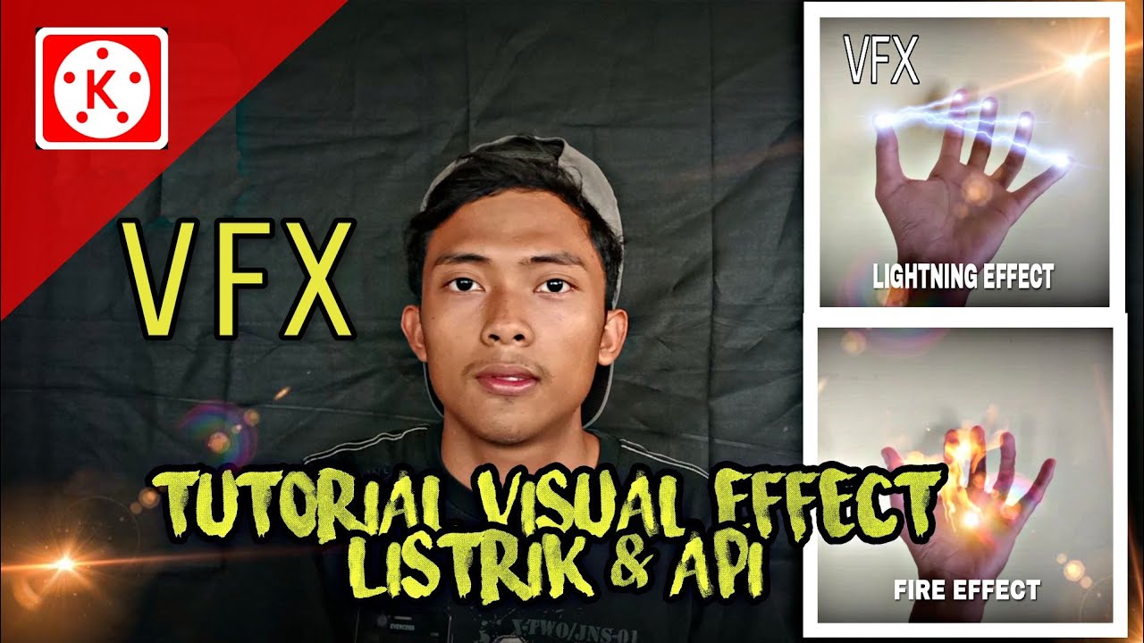 #kinemastertutorial Cara Edit Visual Effect Listrik dan Api Di KineMaster - YouTube