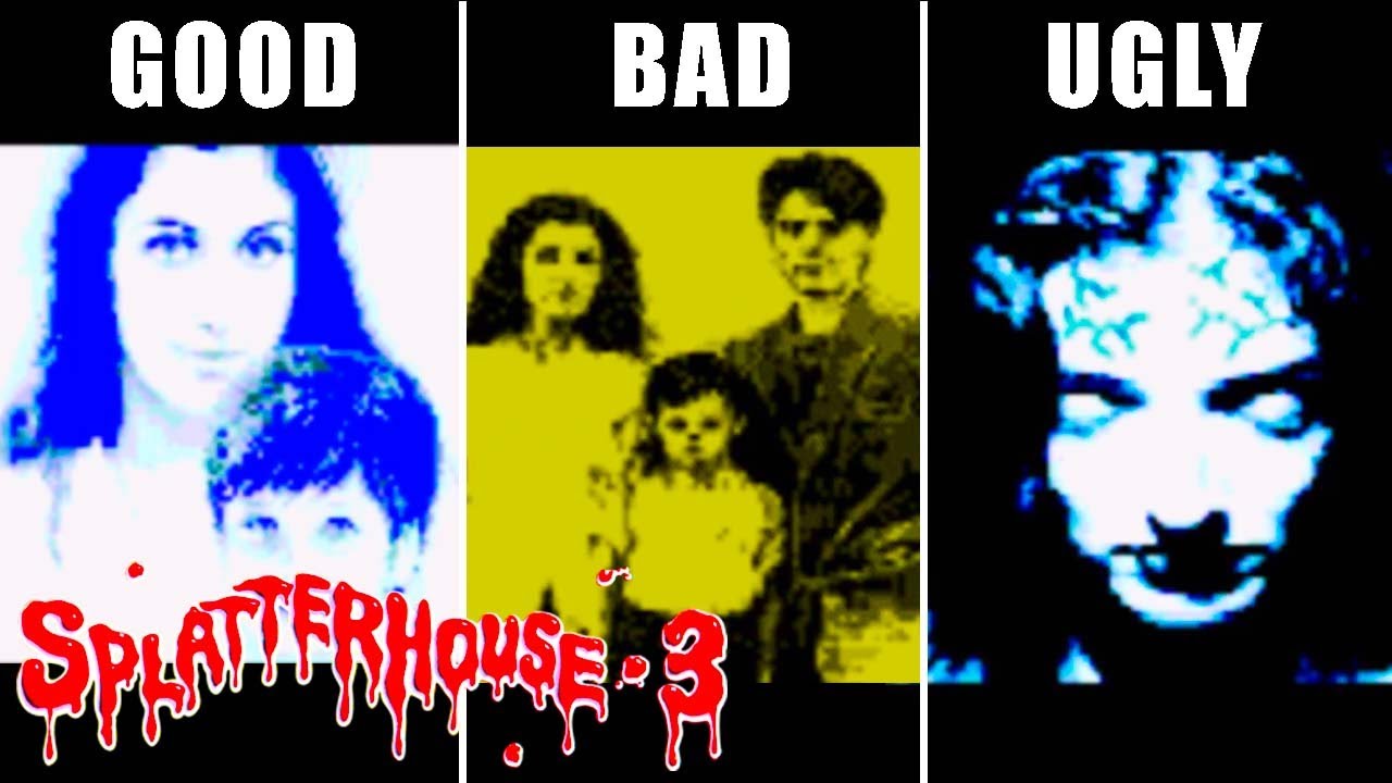 Splatterhouse 3 (Genesis) - ALL Endings - YouTube