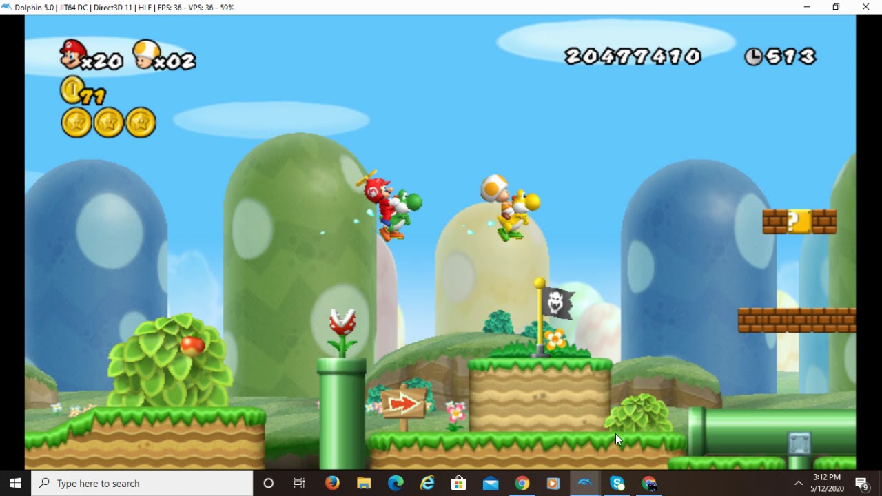 Yellow Toad + Mario, Sharing Inputs - YouTube