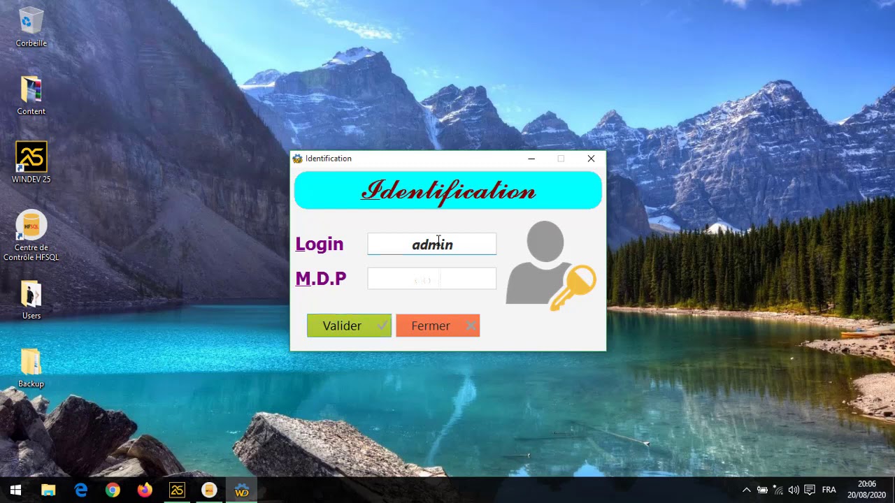 Employee Form Via WinDev And HFSQL Client/Serveur | Add , Update ...