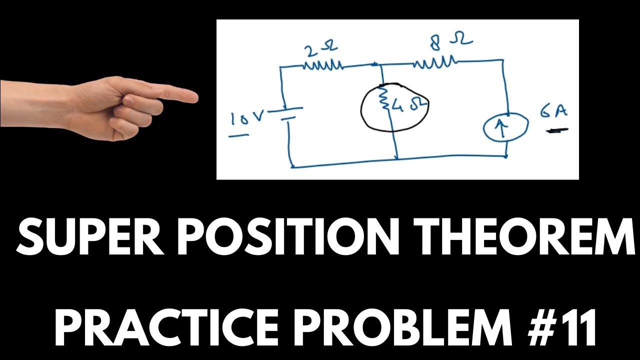 Superposition Theorem Solved Example Youtube