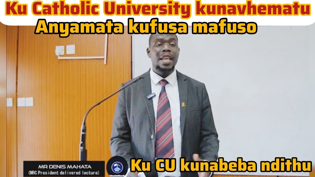 Ku Catholic University kunapitako Denis Mahata wachapa anthu ubongo ...