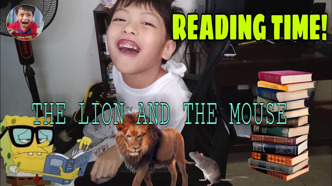 READING THE STORY OF THE LION and the LITTLE MOUSE!- Liam's Blog - YouTube