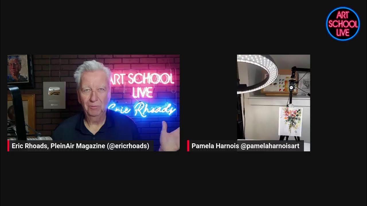 How to Create Intuitive Watercolor Florals with Pamela Harnois - YouTube