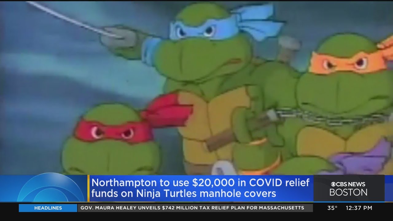 Northampton to use COVID relief funds on Ninja Turtles manhole covers ...