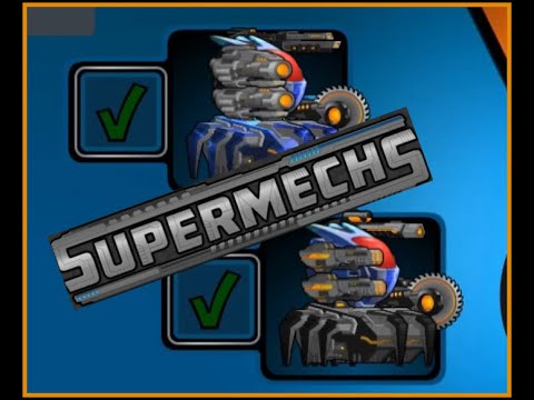 Supermechs⛅ x2 CLAWS/SAWS 🪓x2 BUILDS 🕷️ - YouTube
