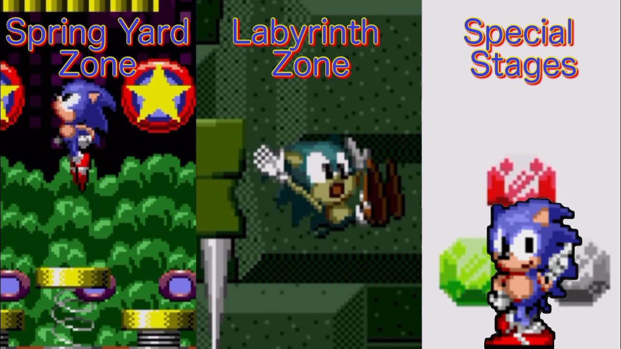 Sonic The Hedgehog - Part 2 | Spring Yard Zone, Labyrinth Zone ...