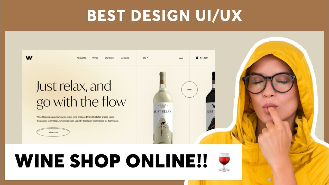 E-Commerce wine design!! UI/UX BEST ANIMATIONS *inspiration for ...