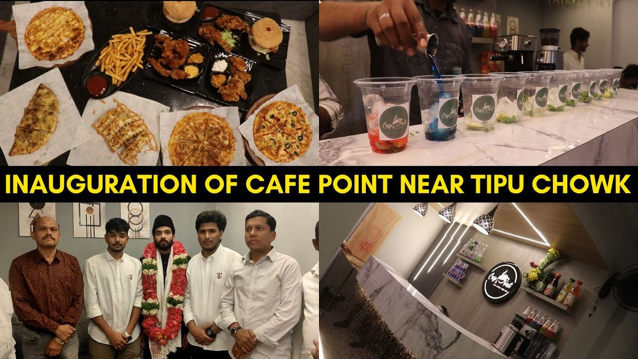 Inauguration of Cafe Point near Sana Cafe, K.K Residency, Tipu Chowk ...