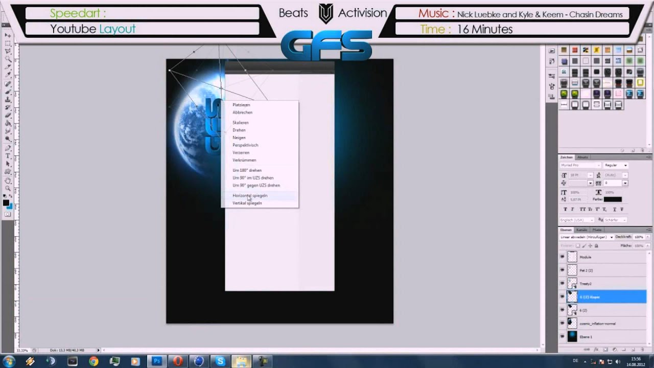 Speedart: Yt Layout for GFS ||by BA (Accepted) - YouTube
