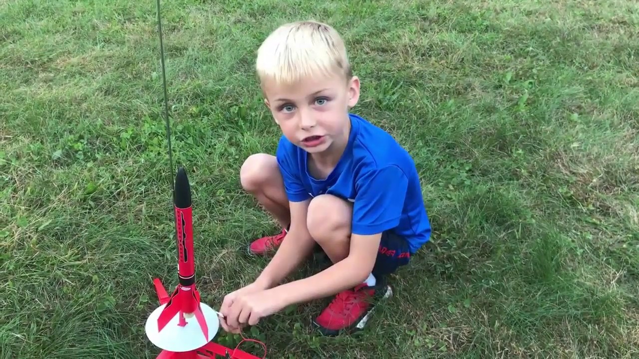Carter's Rocket Launch - YouTube