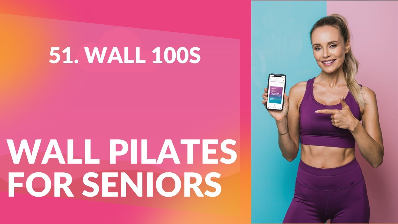 51. Wall 100s 🥰 🤩🥰 Wall Pilates for Seniors by Erin Madron 💜🚻💖 for ...
