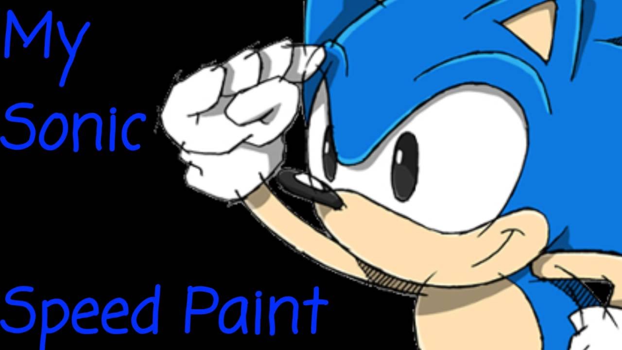 Sonic The Hedgehog-SpeedPaint - YouTube