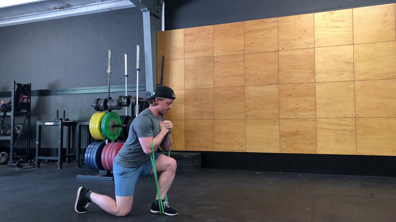 Banded Zercher Split Squat - YouTube