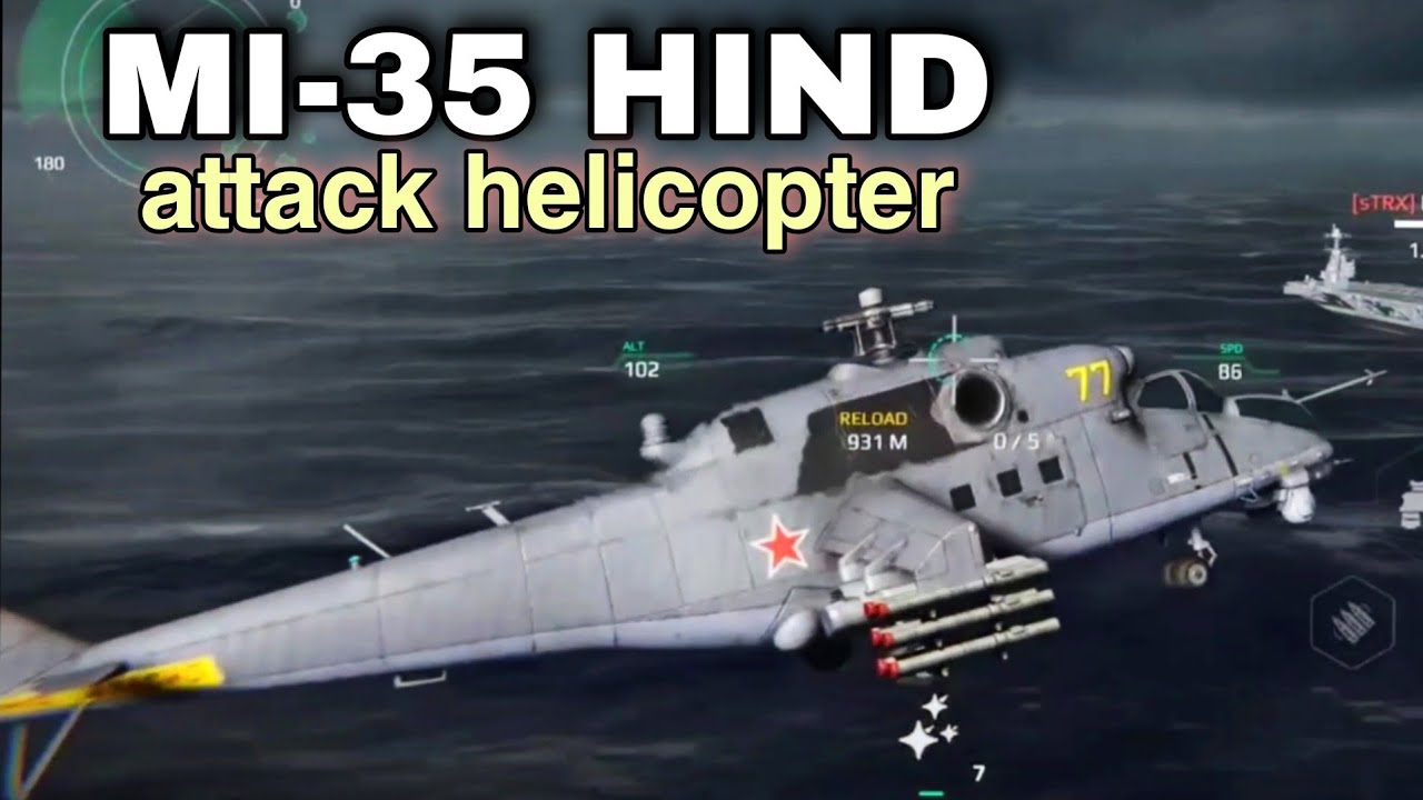 Modern Warships: MI-35 HIND attack helicopter preview. incoming update ...