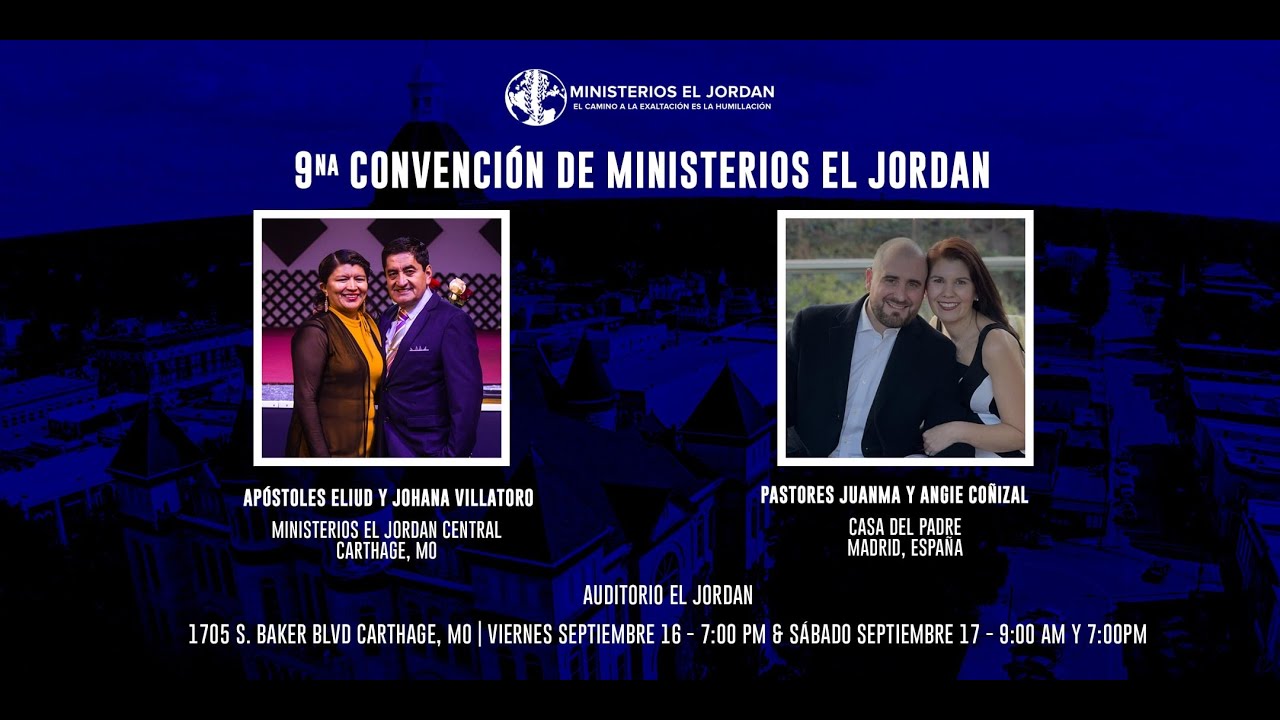 9na Convención de Ministerios El Jordan || viernes 09/16/22 - YouTube