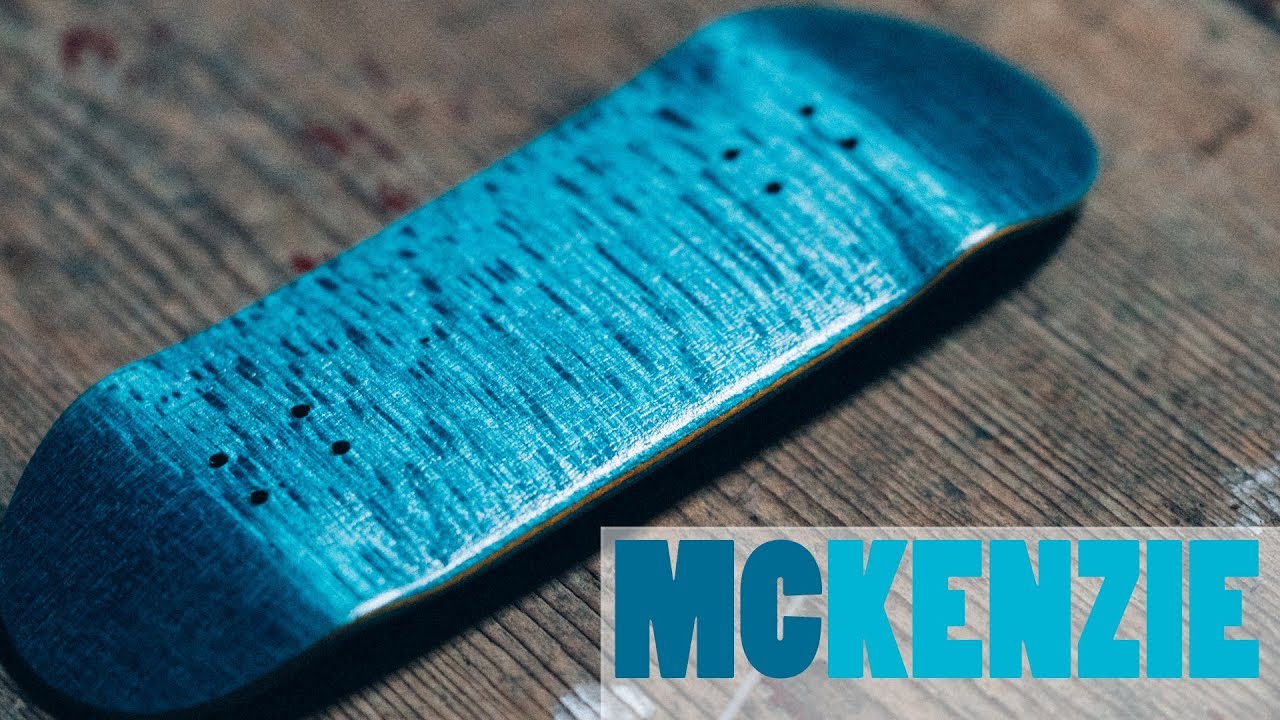 McKenzie Fingerboards - Blue Bottom Blank Fingerboard Deck - Product ...