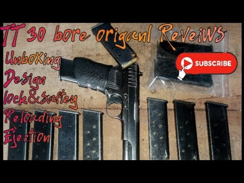 30 bore pistol | TT 30 bore orignal #guns #weapons - YouTube