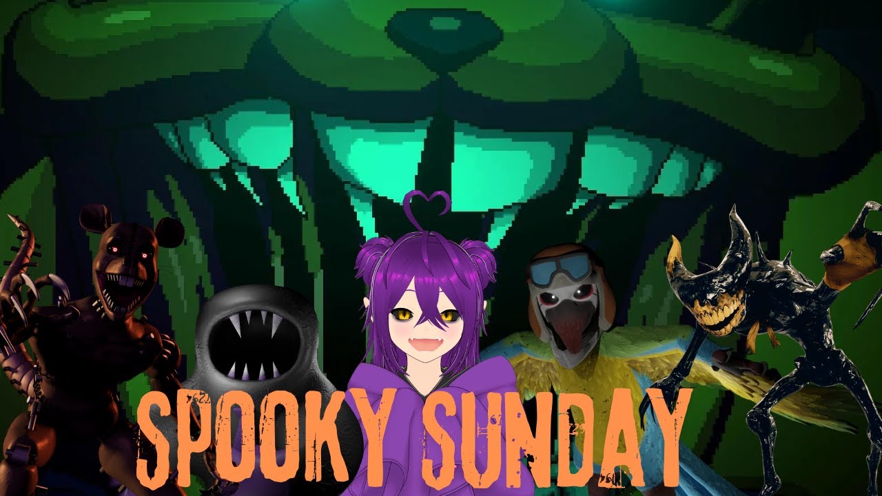 SPOOKY SUNDAY FNAF EDITION!!!| Vtuber Plays Random Horror Games - YouTube