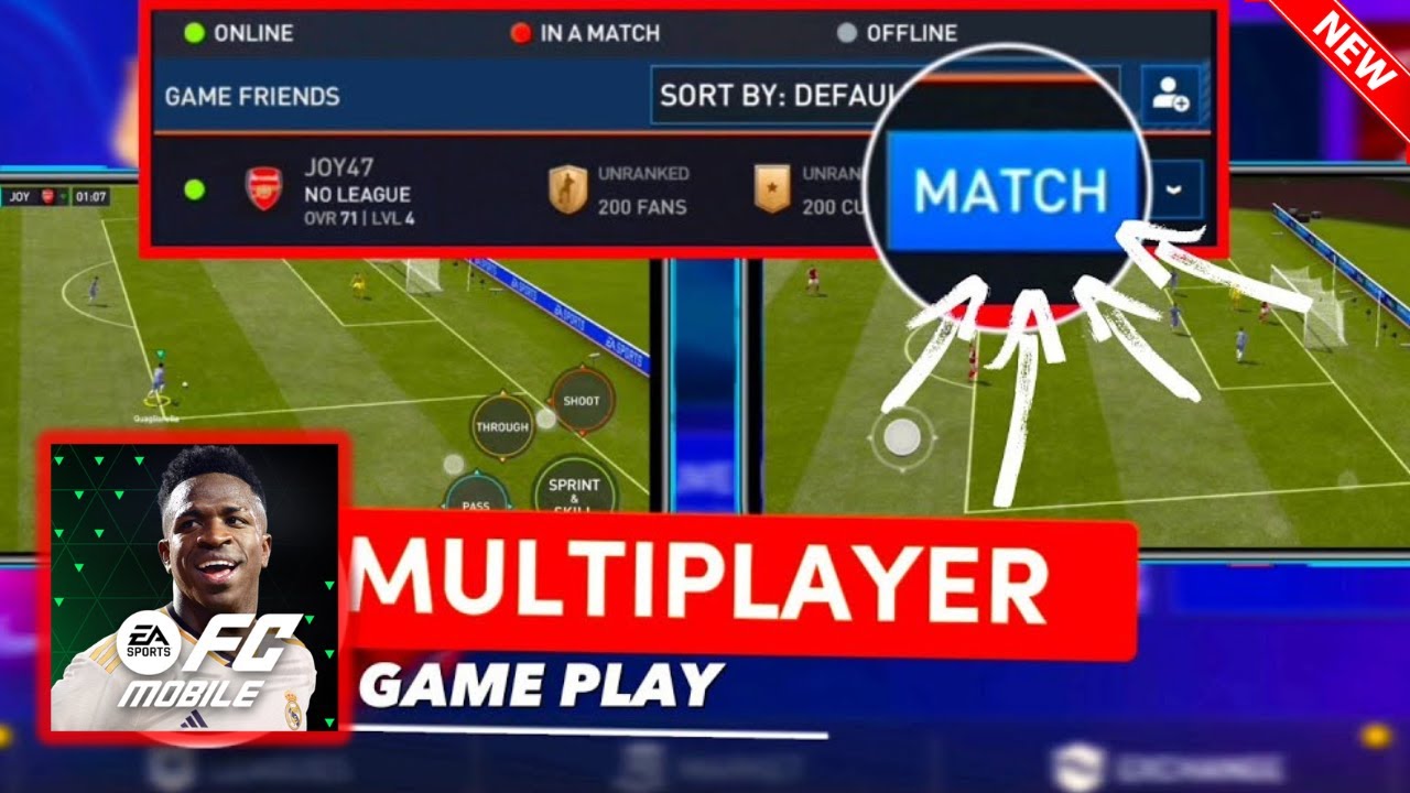 How to play match with friends fc 24 | Play Fifa mobile with Friends ...