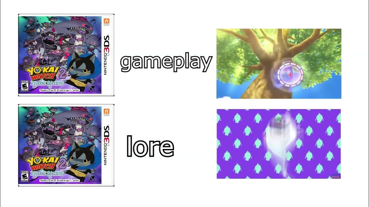 Yo kai watch 2 gameplay vs lore - YouTube