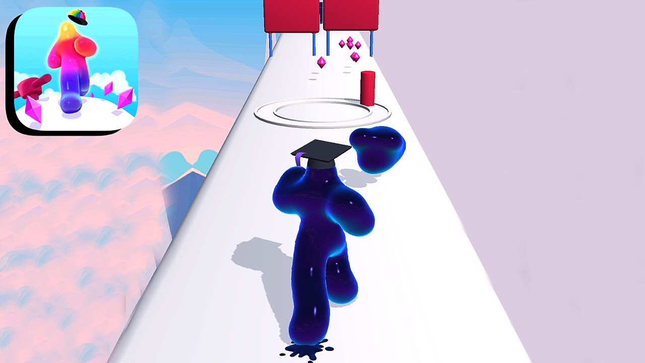 Blob Runner 3D - All Levels Gameplay Android,ios (Levels 382-383) - YouTube