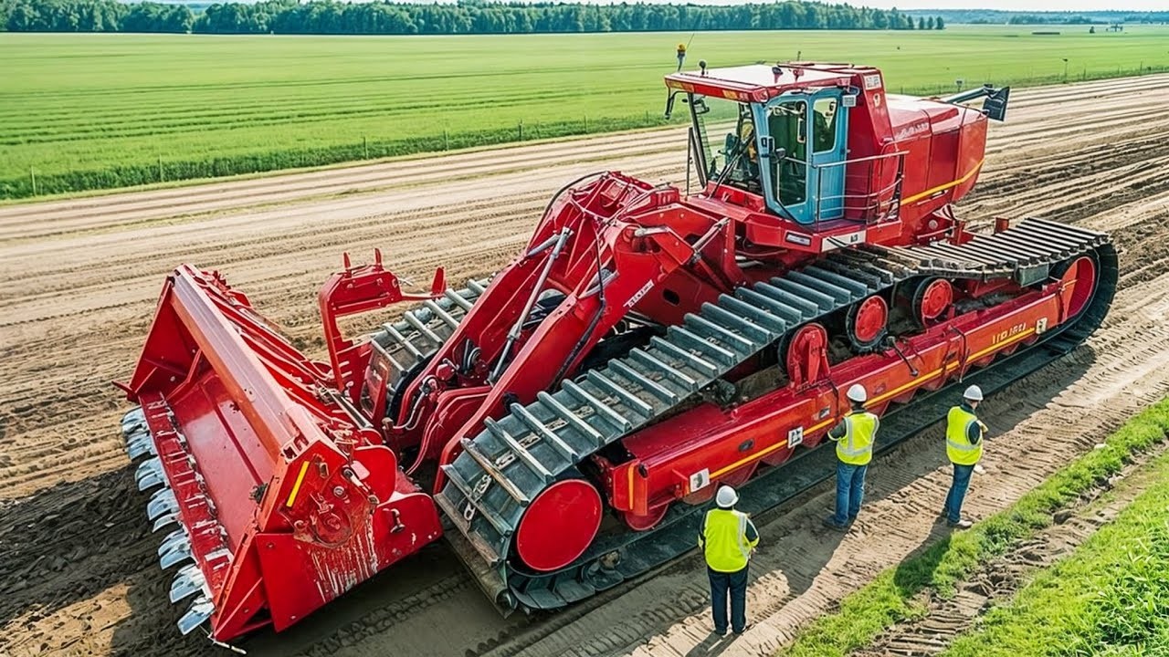 This construction machine works faster than 10,000 workers! Super power ...