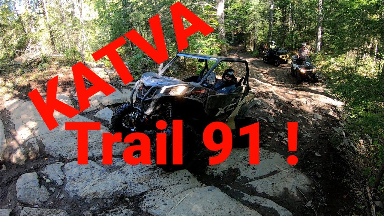 Riding Trail 91, In The 5 Points on the KATVA Trail System ! # ...