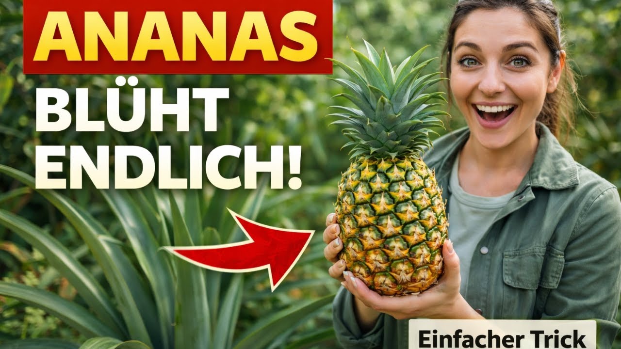Ananas Pflanze Zum Bluhen Bringen