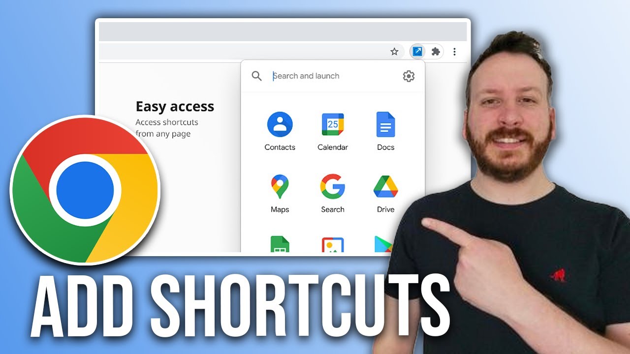 How To Add Shortcut In Google Chrome - YouTube