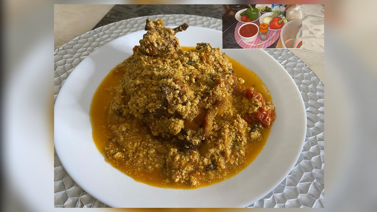 Mbika Ya Soso / Chicken Egusi / Poulet aux graines de courge - YouTube
