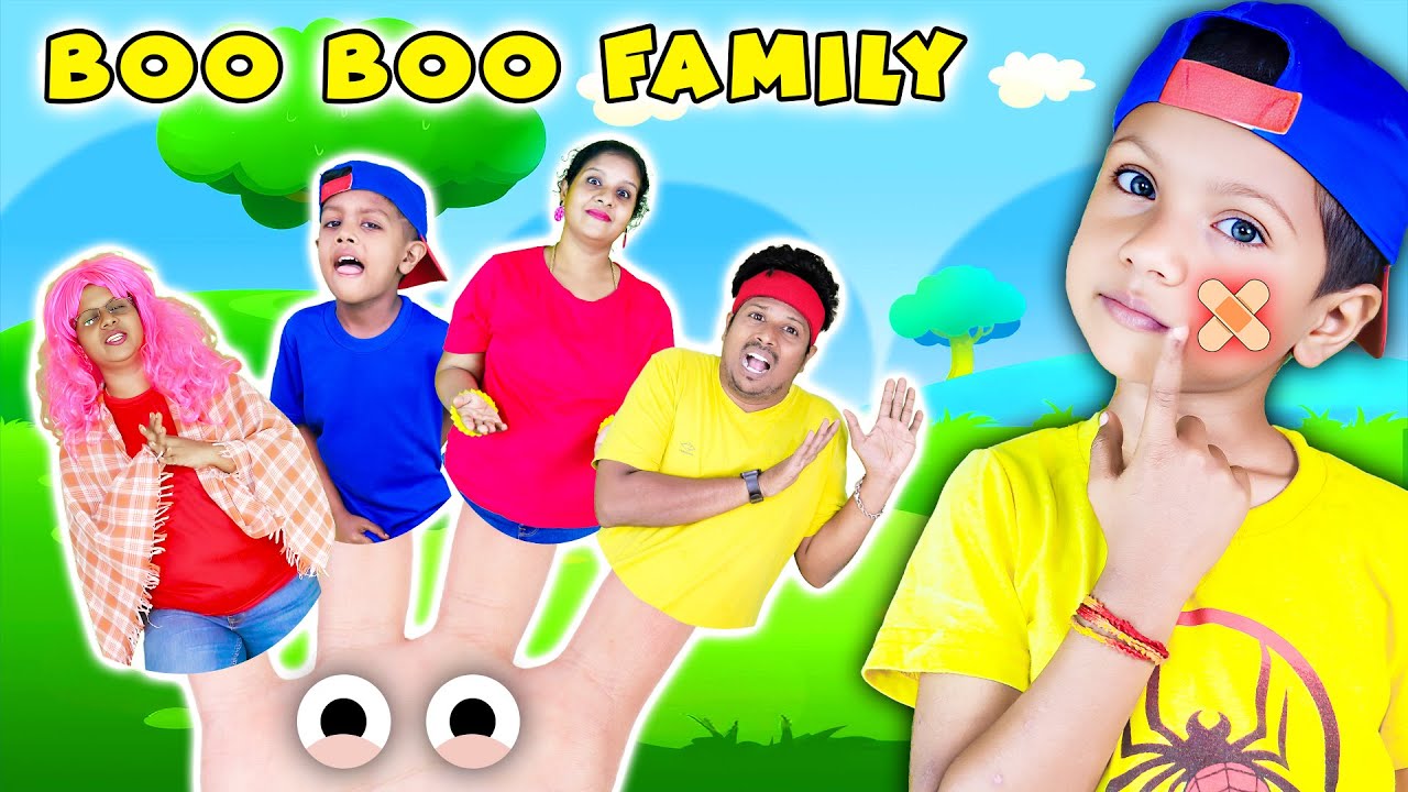 Finger Family Boo Boo Song | Mommy, Daddy, Baby Got Hurt & Healed ...