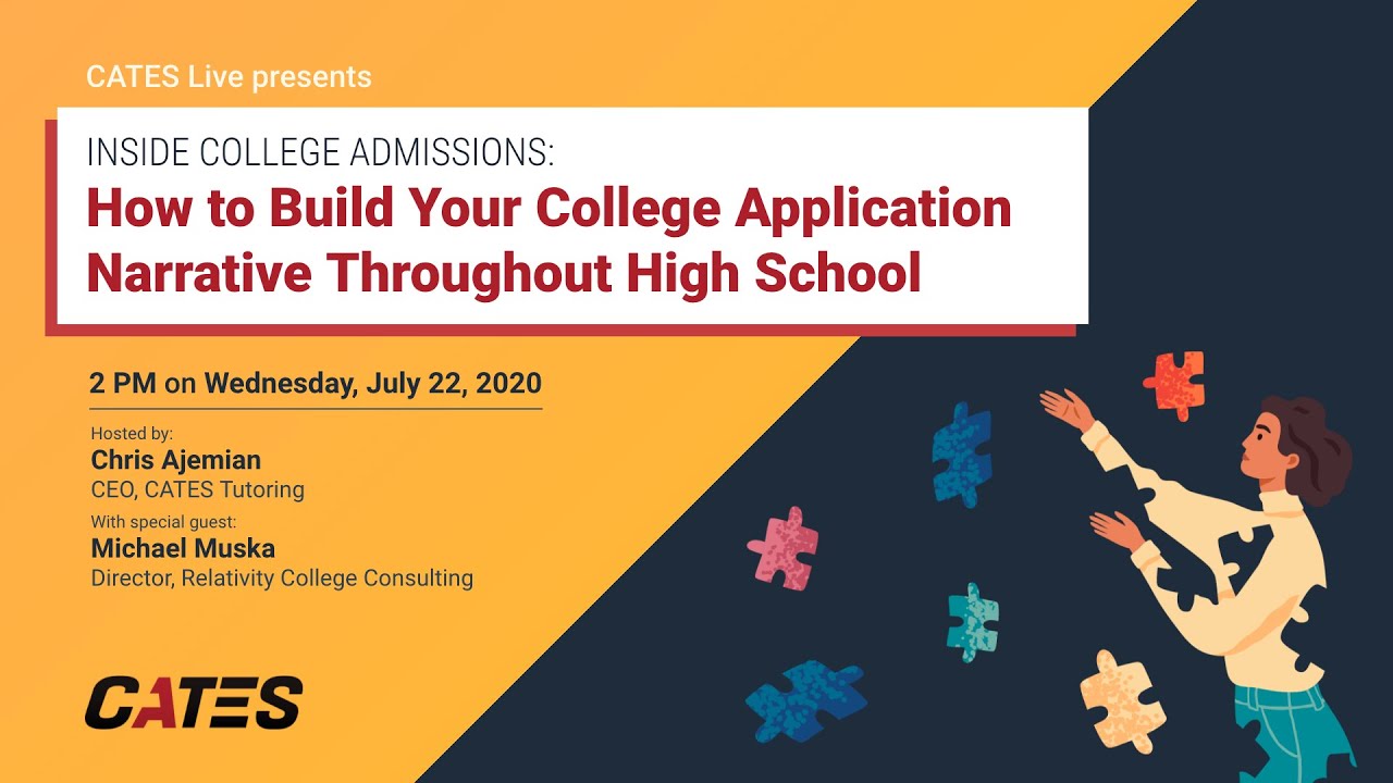 How to Build Your College Application Narrative Throughout High School ...