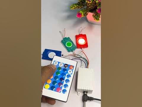 Remote Operating Light • Diy Home Decoration Ideas #shorts #light #led ...