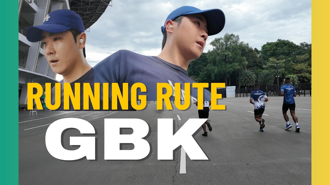 [4K] RUNNING RUTE GBK 러닝코스 겔로라 붕 카르노 스타디움 #lari #gbk - YouTube