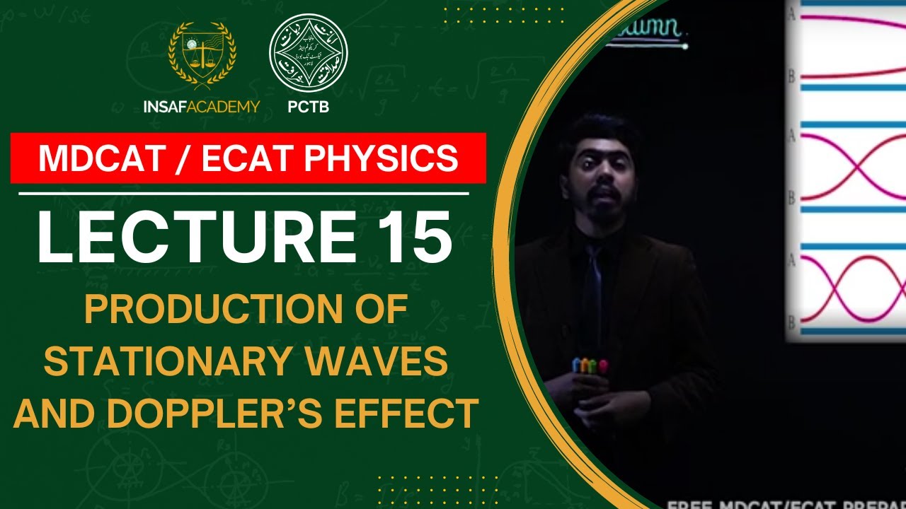 Physics MDCAT / ECAT | Lecture 15 | Stationary Waves and Doppler’s ...