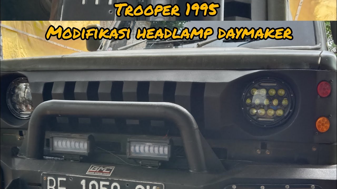 Chevrolet trooper highroof 1995 modifikasi daymaker - YouTube