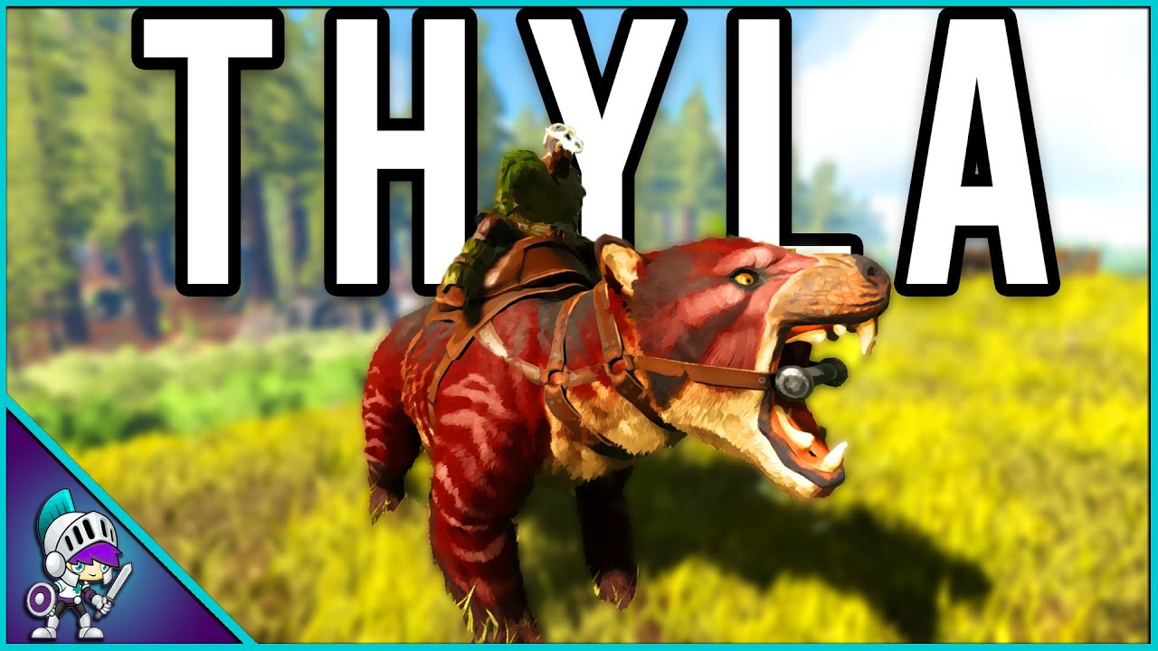 THIS TAME WILL MAKE CAVES EASY! Getting a Thyla! Ark The Island [19 ...