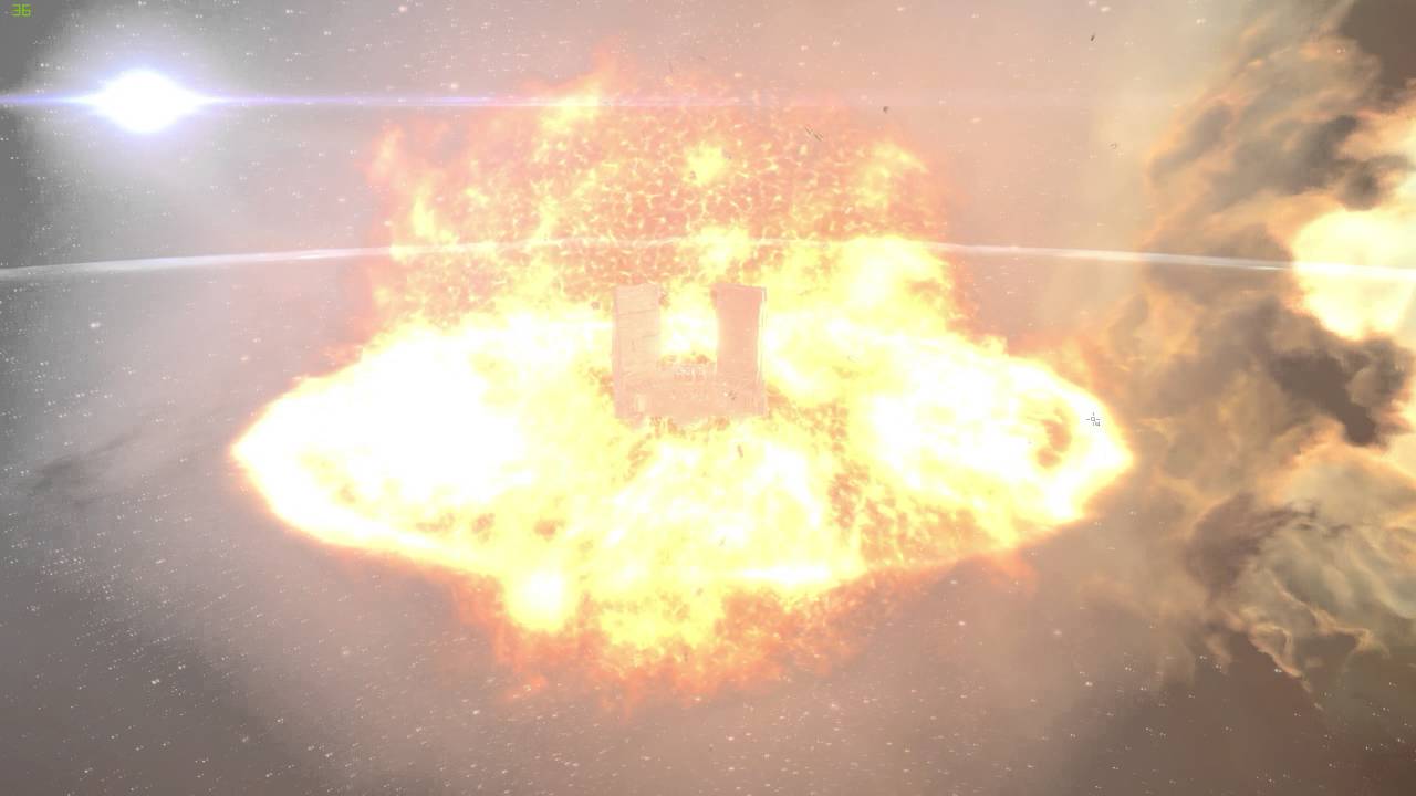 Eve Online Citadel Explosion SISI - YouTube