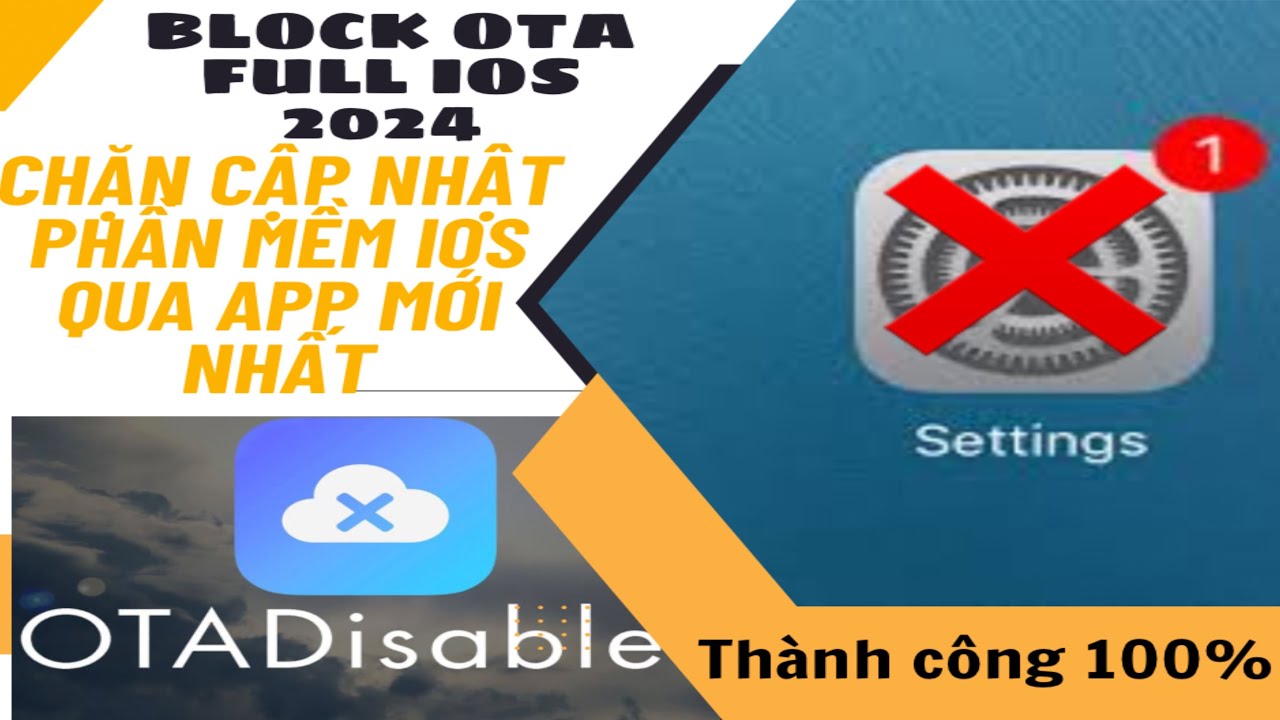 CÁCH CHẶN CẬP NHẬT PHẦN MỀM IPHONE THÀNH CÔNG 100% - BLOCK OTA IOS QUA APP MỚI CẬP NHẬT 2024 ...
