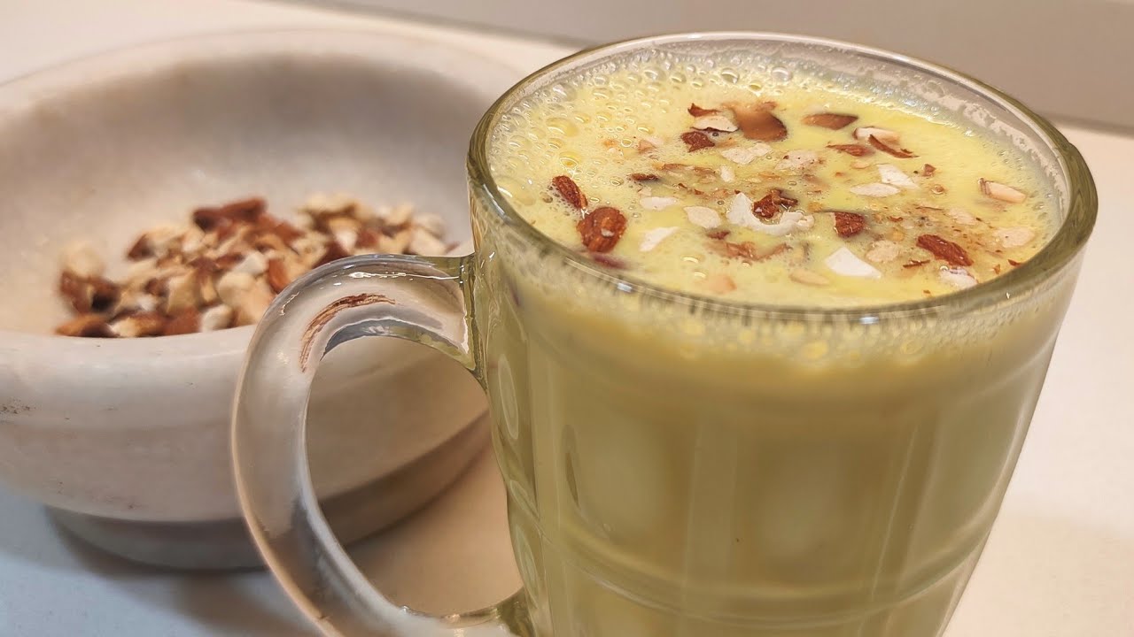 Badam Palu/బాదం పాలు/Almond Milk/Healthy Drink - YouTube