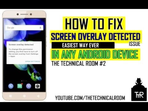 How To Fix Screen Overlay Detected Problem HD - YouTube