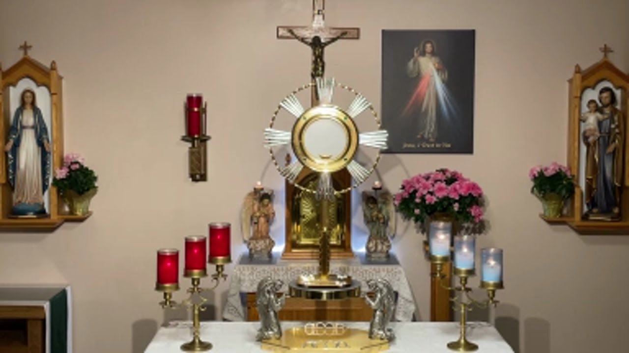 LIVE Eucharistic Adoration - Sisters of Divine Mercy - YouTube