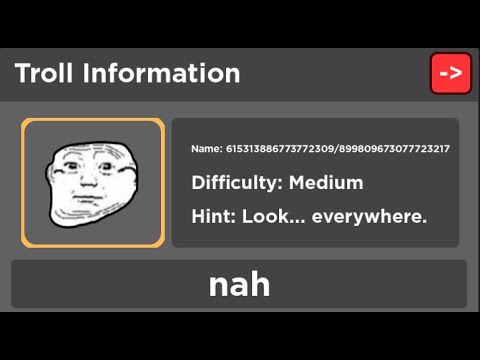 How to get 615313886773772309/899809673077723217 Trollface (FTTF RM ...