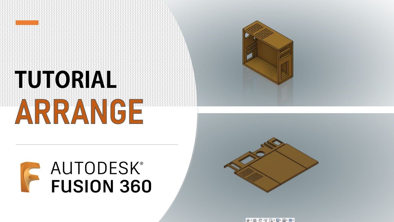 Fusion 360 - Tutorial - Arrange - YouTube