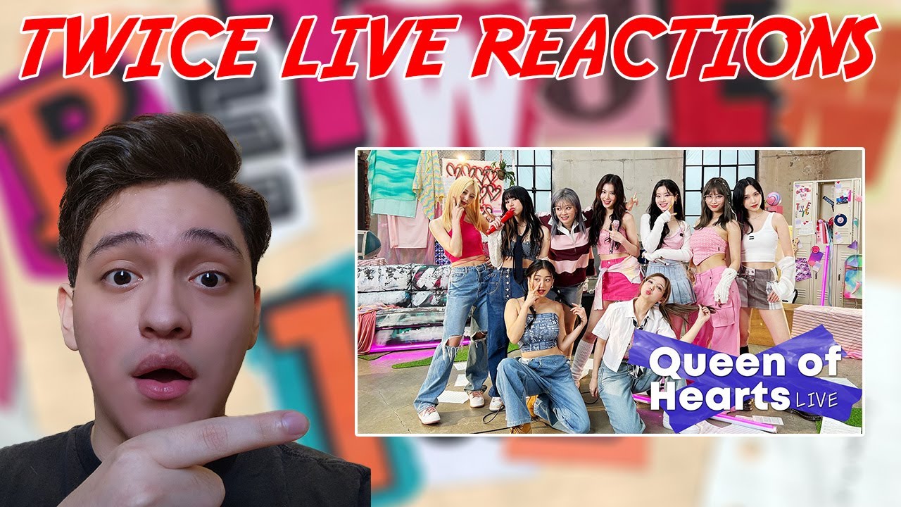 TWICE LIVE PERFORMANCE REACTIONS (Queen of Hearts, Talk that Talk, and ...