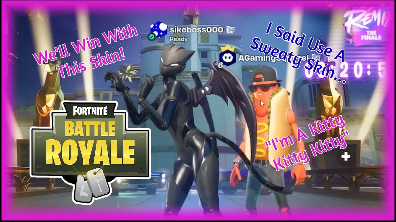 FORTNITE When Bro Tells You To Put On The SWEATY Skin... - YouTube