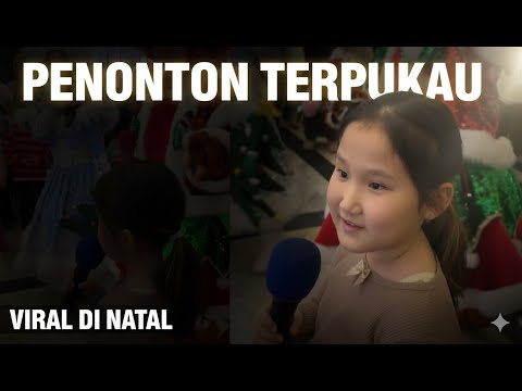 Viral! Anak Nyanyi Lagu Islami di Perayaan Natal, Suara Merdu Bikin Penonton Terpukau
